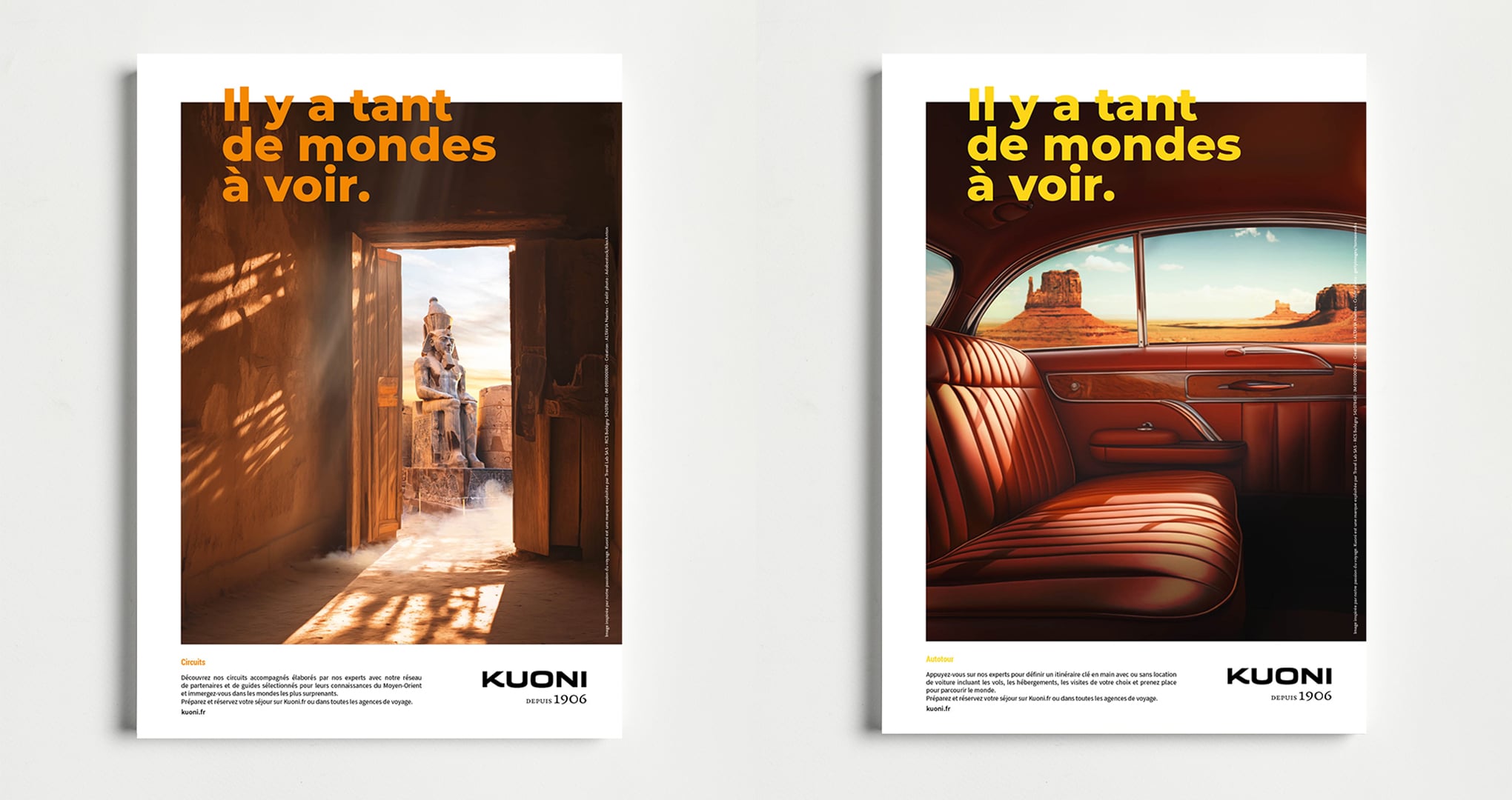 La campagne presse du voyagiste Kuoni - Altavia Nantes