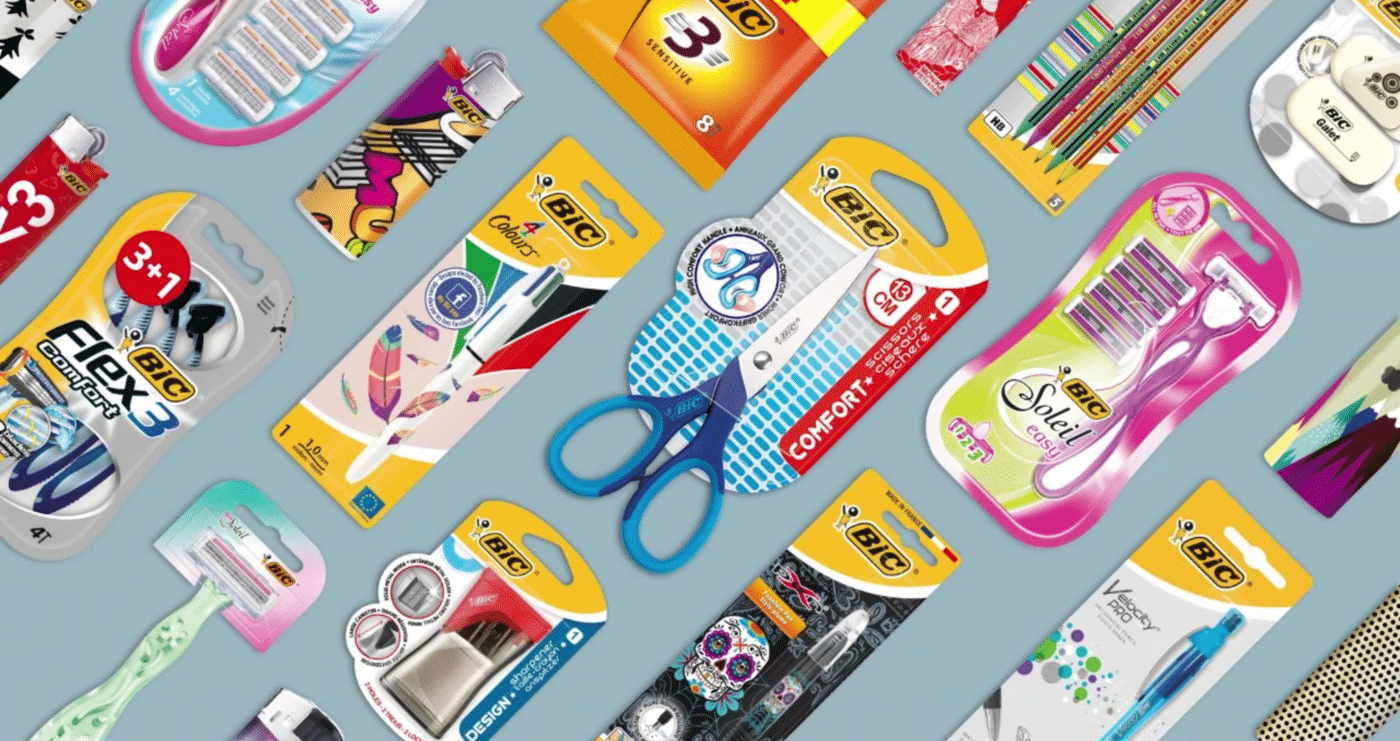 Optimisation des packagings et PLV BIC par Altavia Nantes